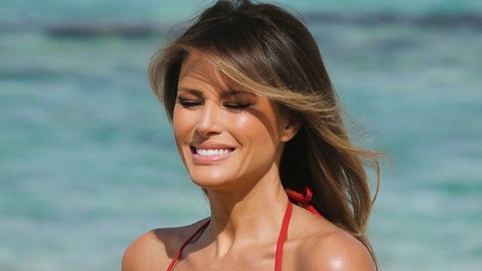 Melania Trump’s Rare Bikini Photos Spark Renewed Debate Online, With ...