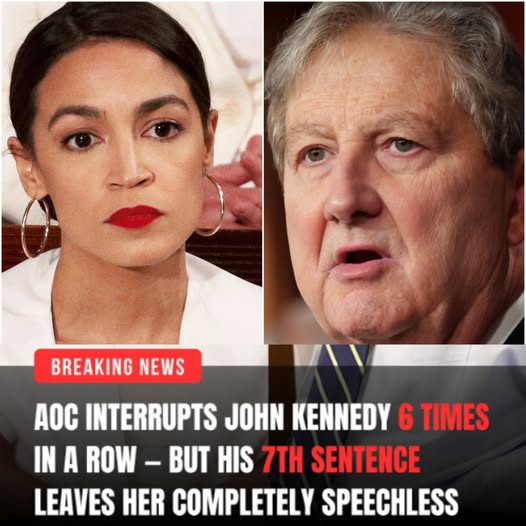 Breaking moment as aoc interrupts john kennedy repeatedly on live ...
