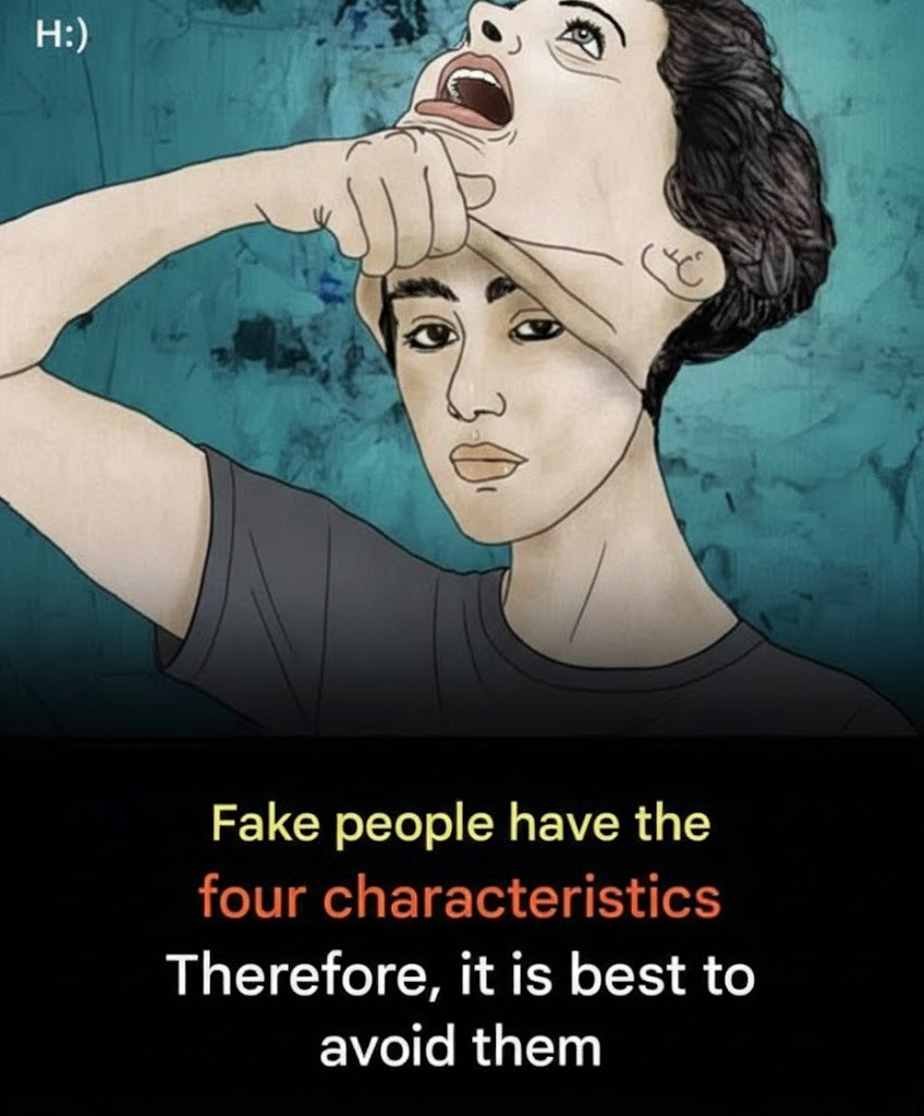 Fake people often display four noticeable characteristics that reveal ...