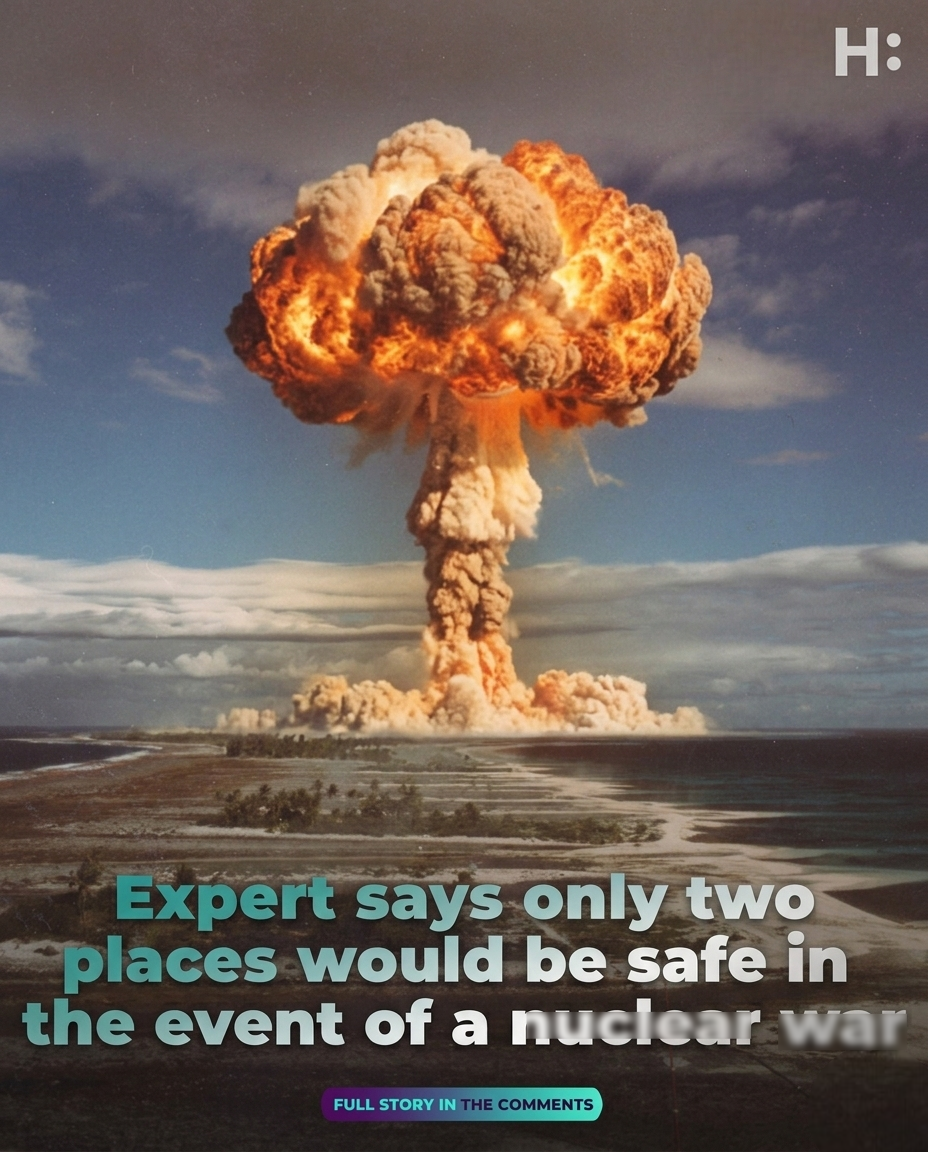An expert warns that in the event of a nuclear war, only two places on ...