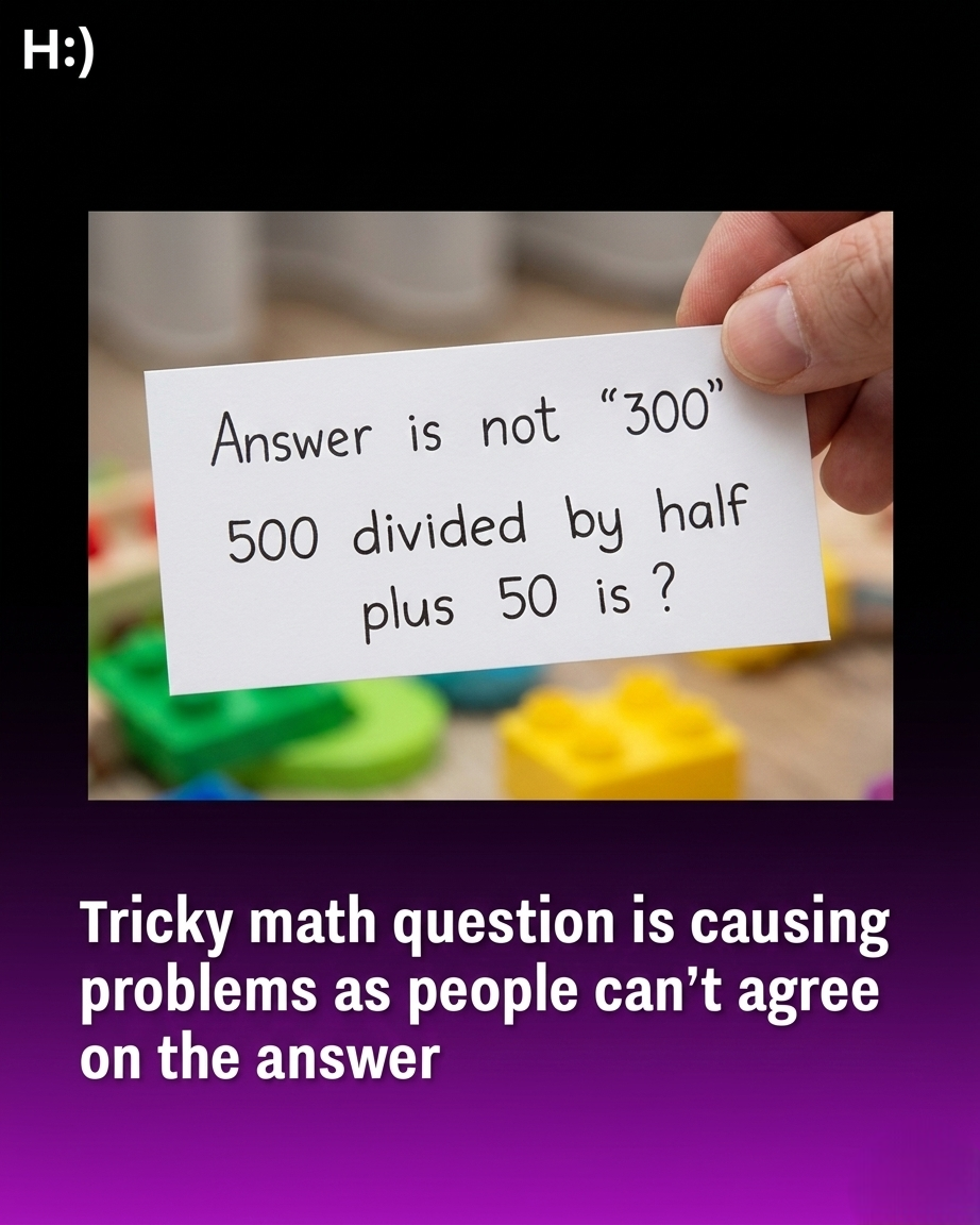 This Seemingly Simple Math Puzzle About Dividing 500 By Half And Adding ...