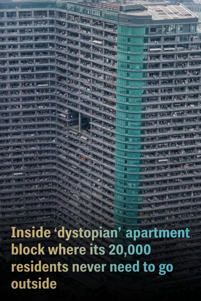 Inside A “Dystopian” Apartment Block That Houses Over 20,000 Residents ...