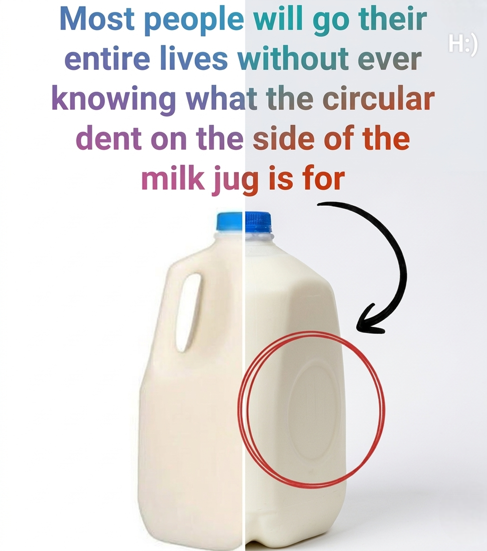 Why That Circular Dent on Milk Jugs Is More Than a Simple Design Detail ...